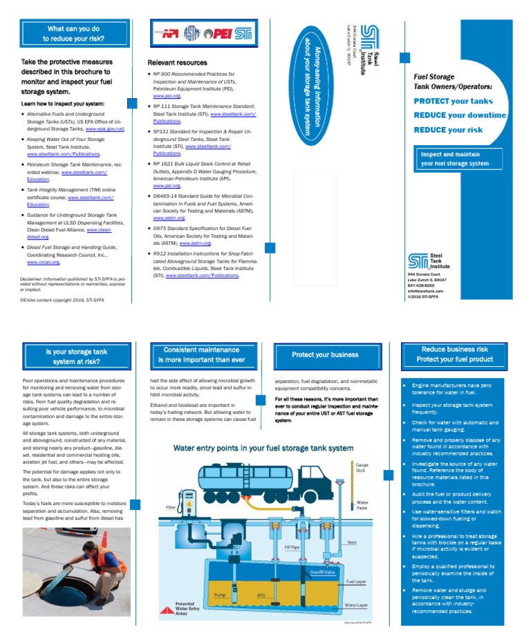 2016 4 Fold UST Maintenance For WEB 2 PDF | PDF | Fuels | Chemical ...