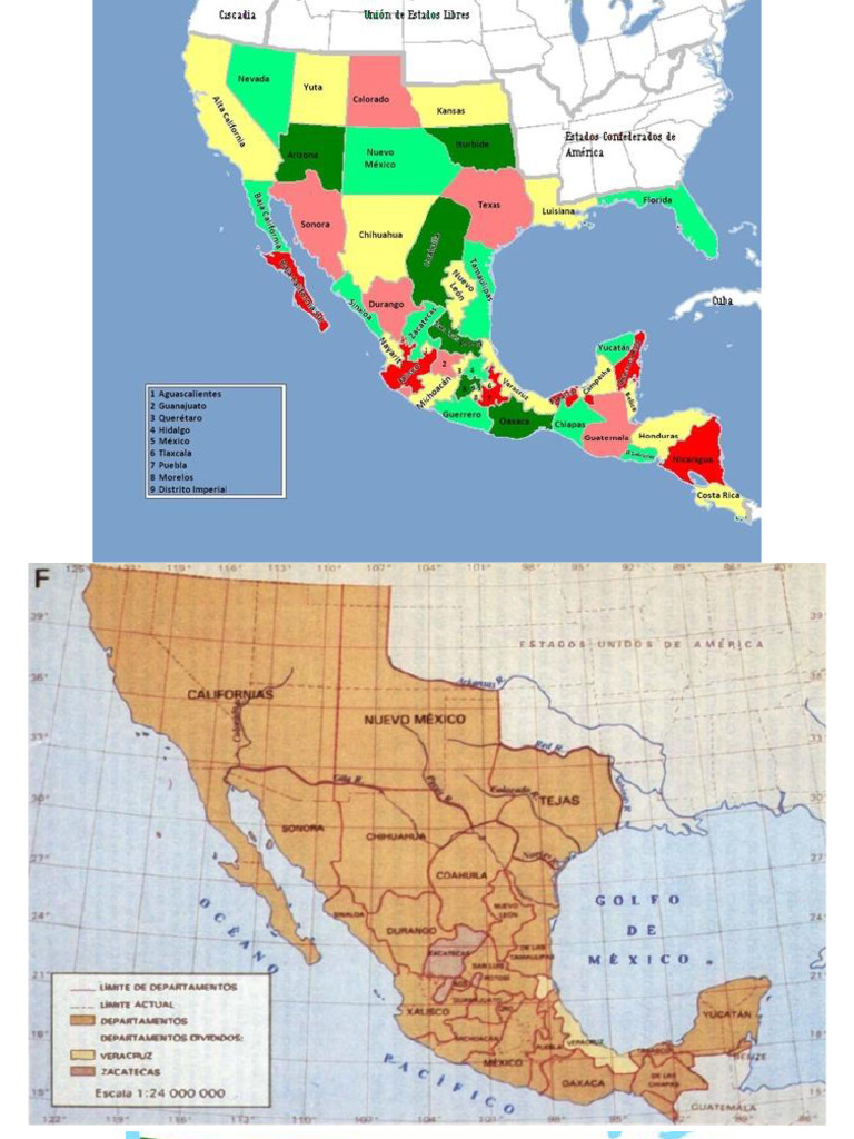 Mapas Mexico 1821 | PDF