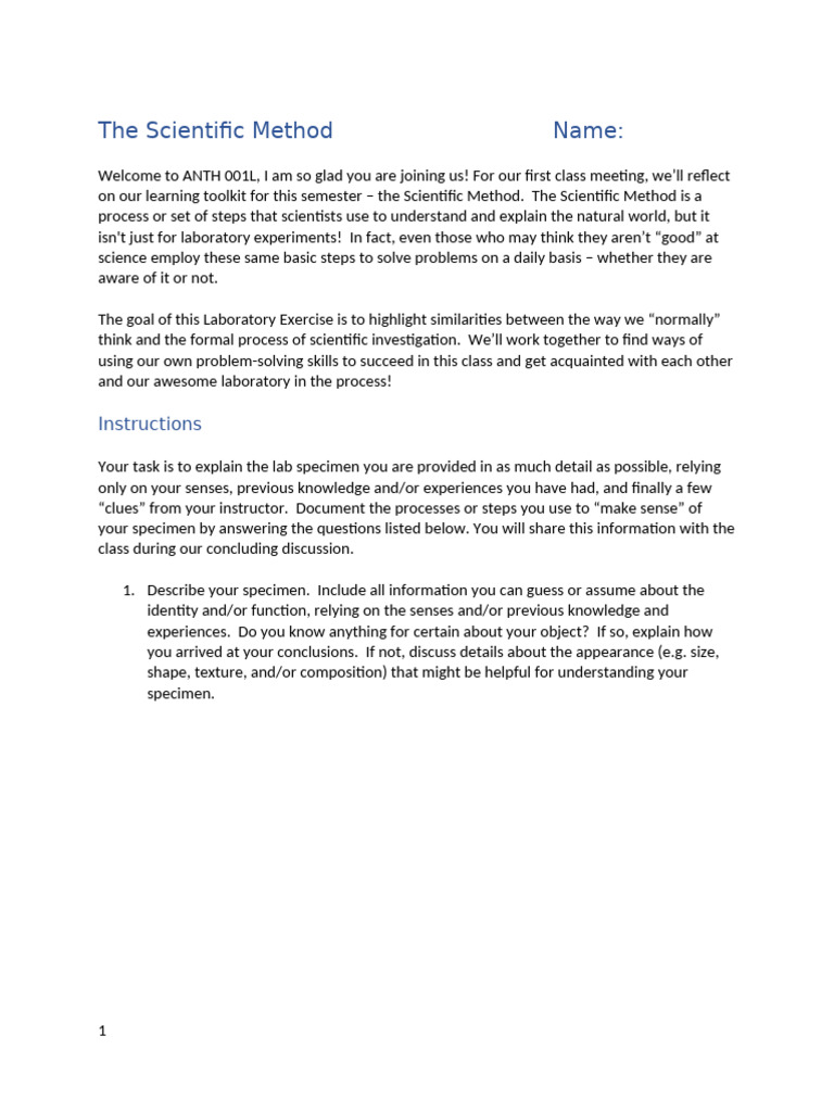 ScientificMethod | PDF | Scientific Method | Knowledge