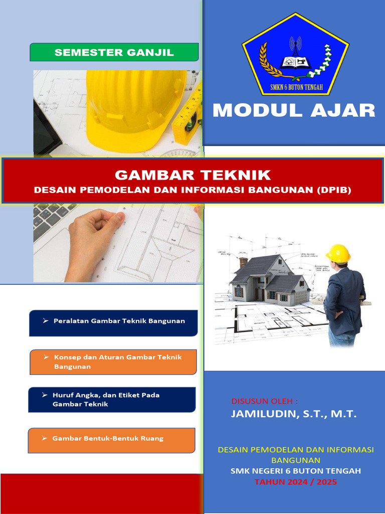 Modul Gambar Teknik | PDF | Seni
