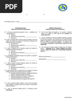 Pasig City Occupancy Permit Checklist | PDF | Engineer | Architect