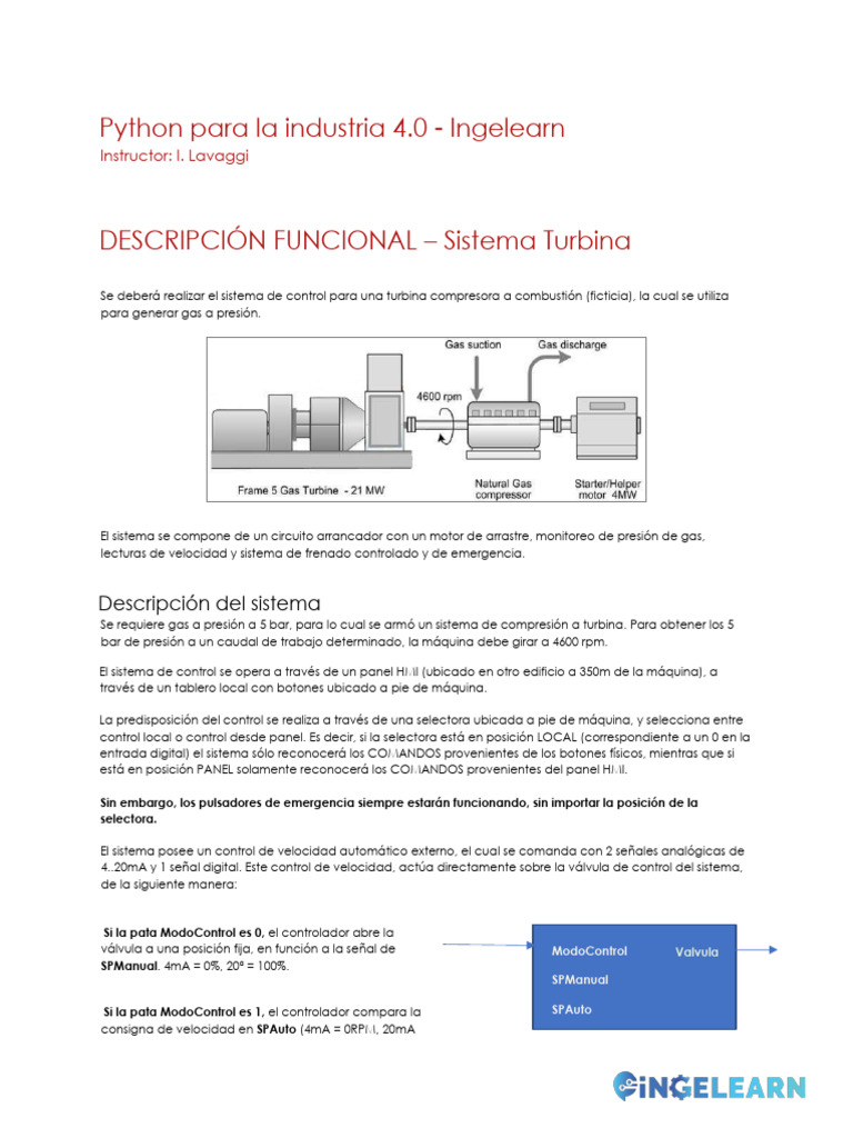 Especificacion Funcional Python | PDF | Presión | Ingeniería mecánica