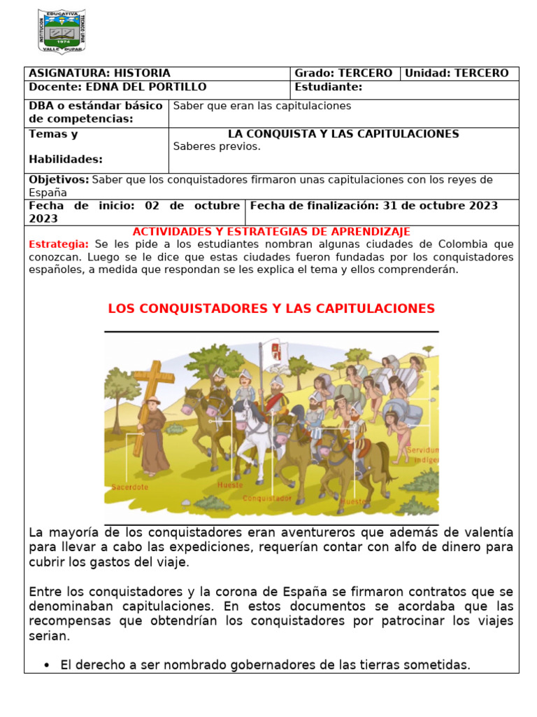 Los Conquistadores 3 | PDF | España