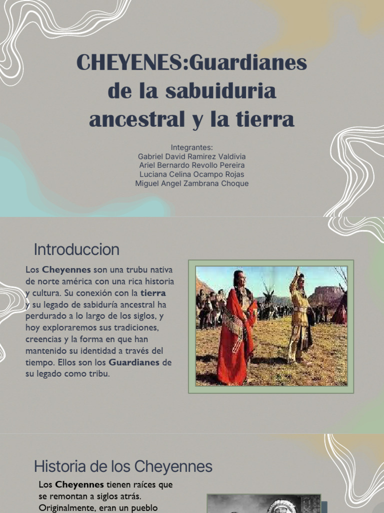 Cheyennes: Guardianes de Tradiciones Ancestrales | PDF