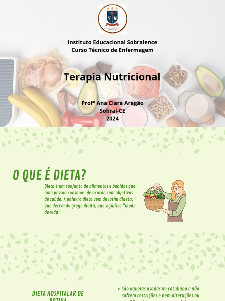 Aula 04 Terapia Nutricional - 20241017 - 085731 - 0000 | PDF | Alimentos | Leite