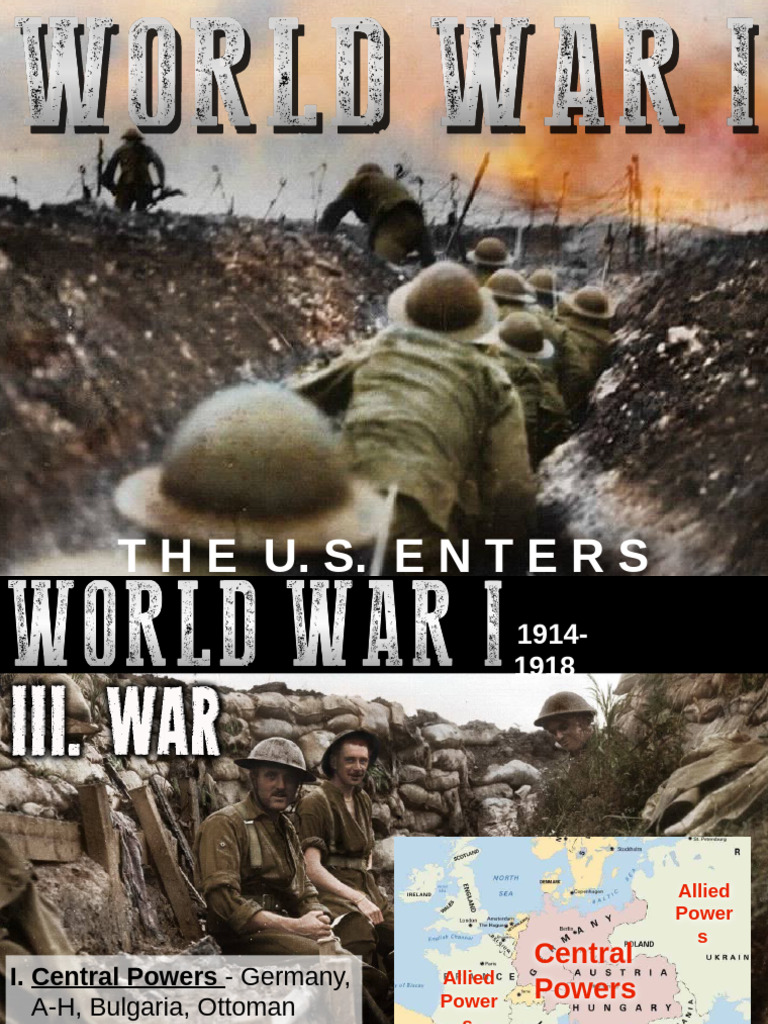 02A+WWI+US+Enters (1) | PDF | U Boats | Allies Of World War I