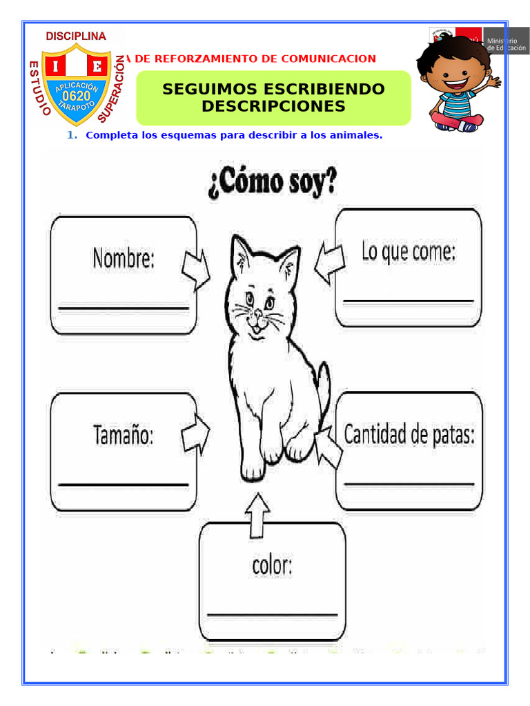 Descripción de Animales para Niños | PDF