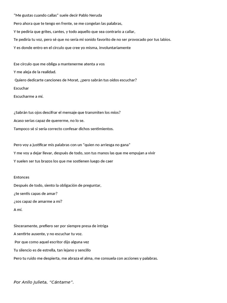 Cantame de Anllo Julieta | PDF | Arte
