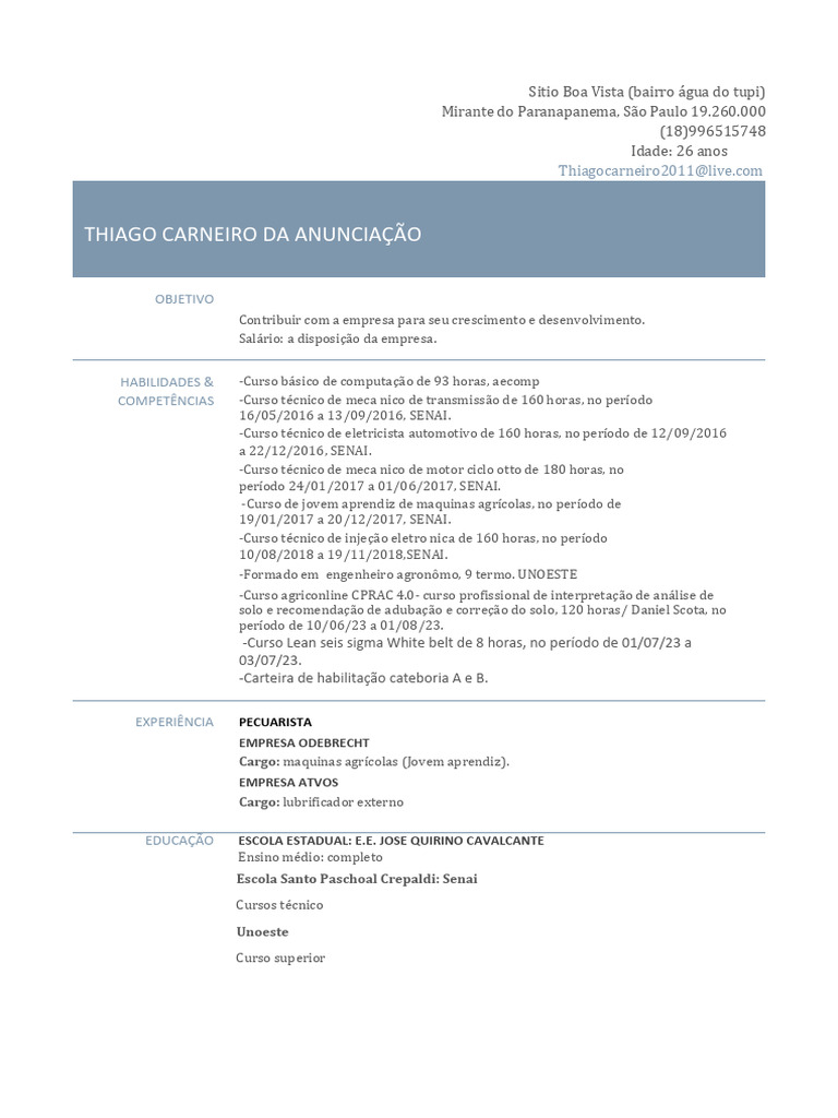 Curriculo 2024....... | PDF