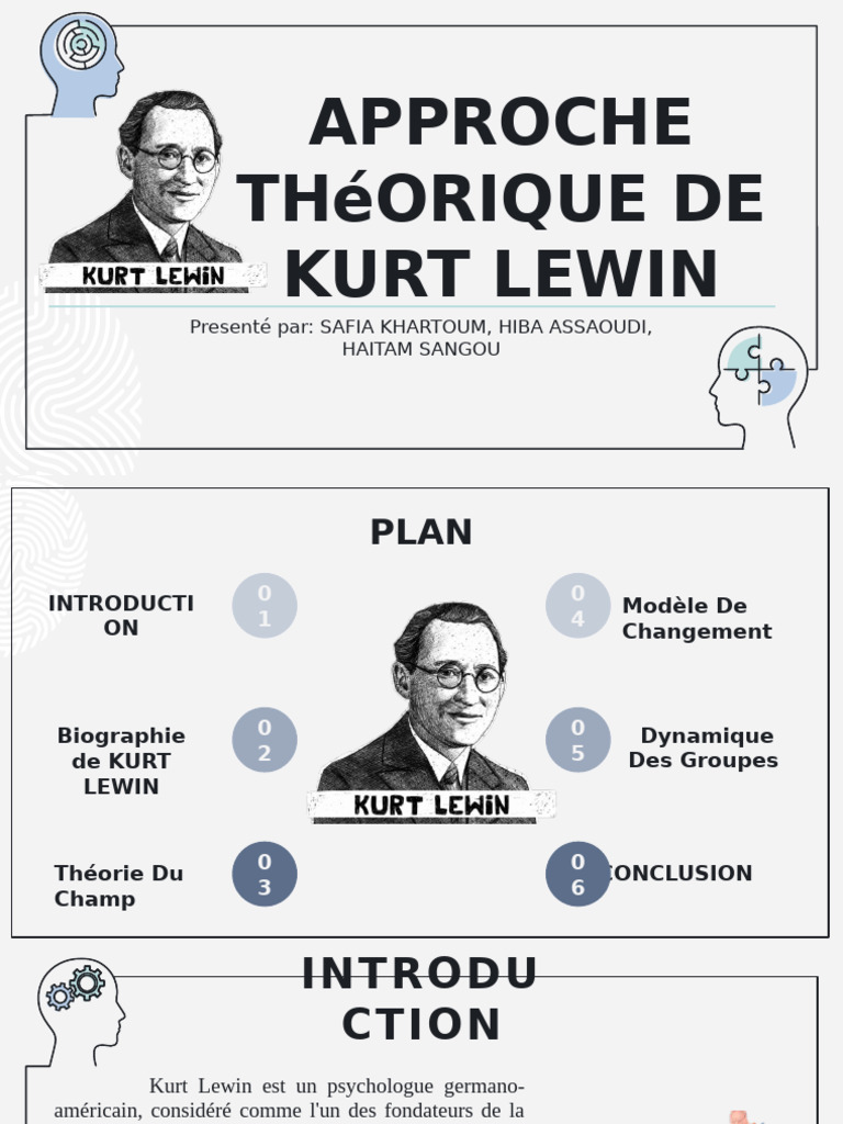 Approche de Kurt Lewin sur le Changement | PDF | Psychologie | Direction
