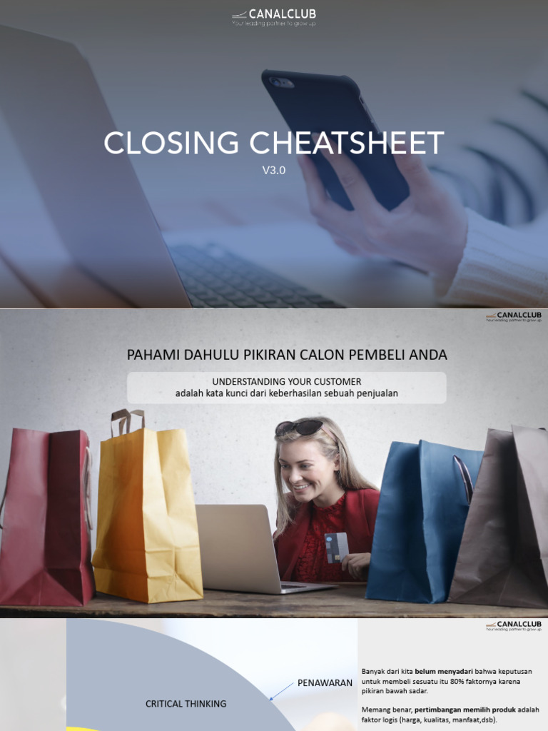 Teknik Closing Penjualan Efektif | PDF