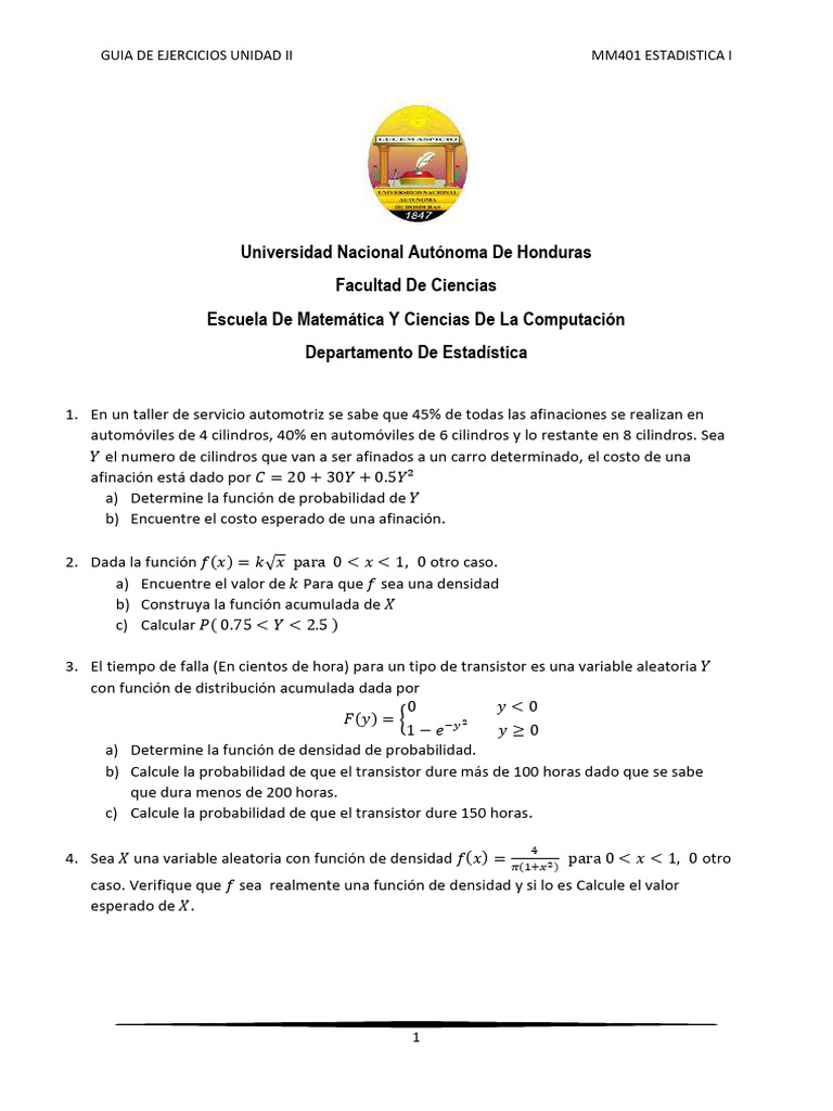 MM401 Ejercicios Parcial 2 | PDF | Desviación Estándar | Media