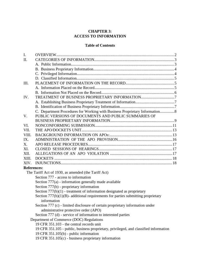 Chapter 03 Access To Information | PDF | Discovery (Law) | Trade Secret