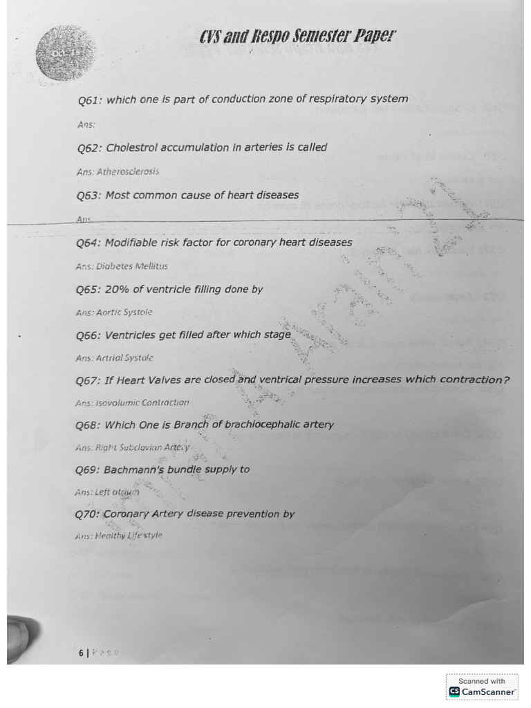 Cvs Respo Paper | PDF