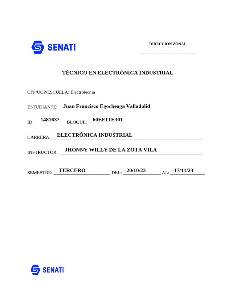 Cuaderno de Informes 3 | PDF | Ingeniería Informática | Electricidad