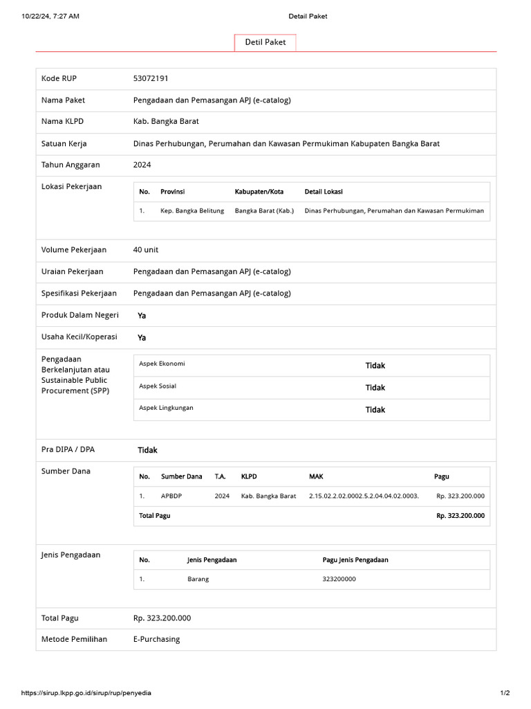Rup Apj 40 Unit | PDF