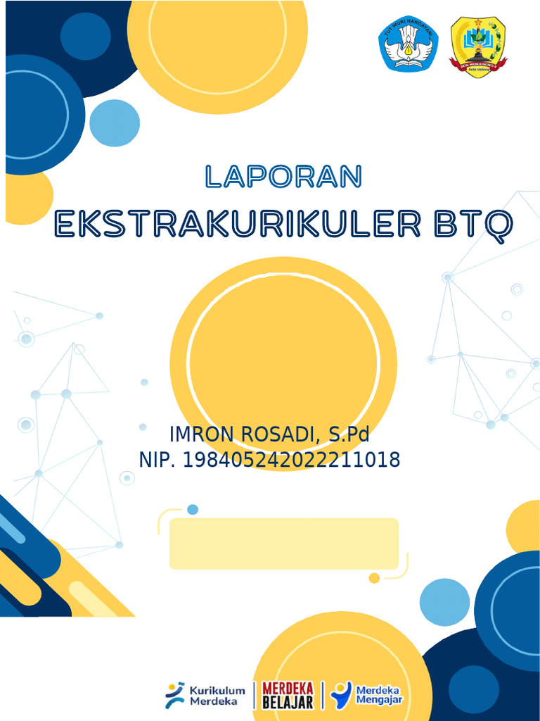Laporan Pembina Ekstrakurikuler BTQ | PDF