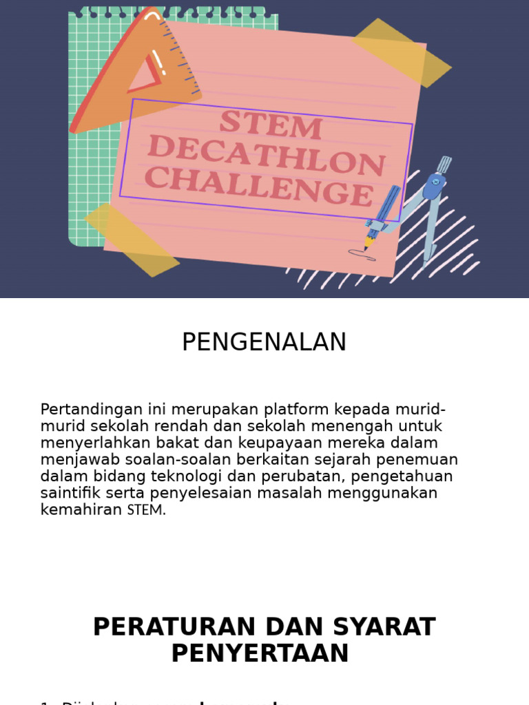 Stem Decathlon Challenge | PDF