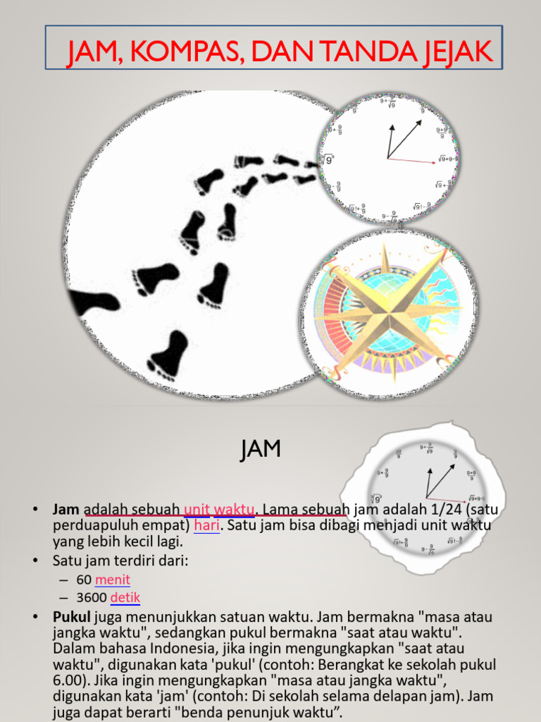 Jam Kompas Dan Tanda Jejak Pramuka | PDF