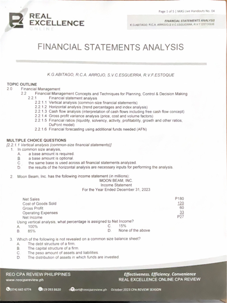FS Analysis | PDF