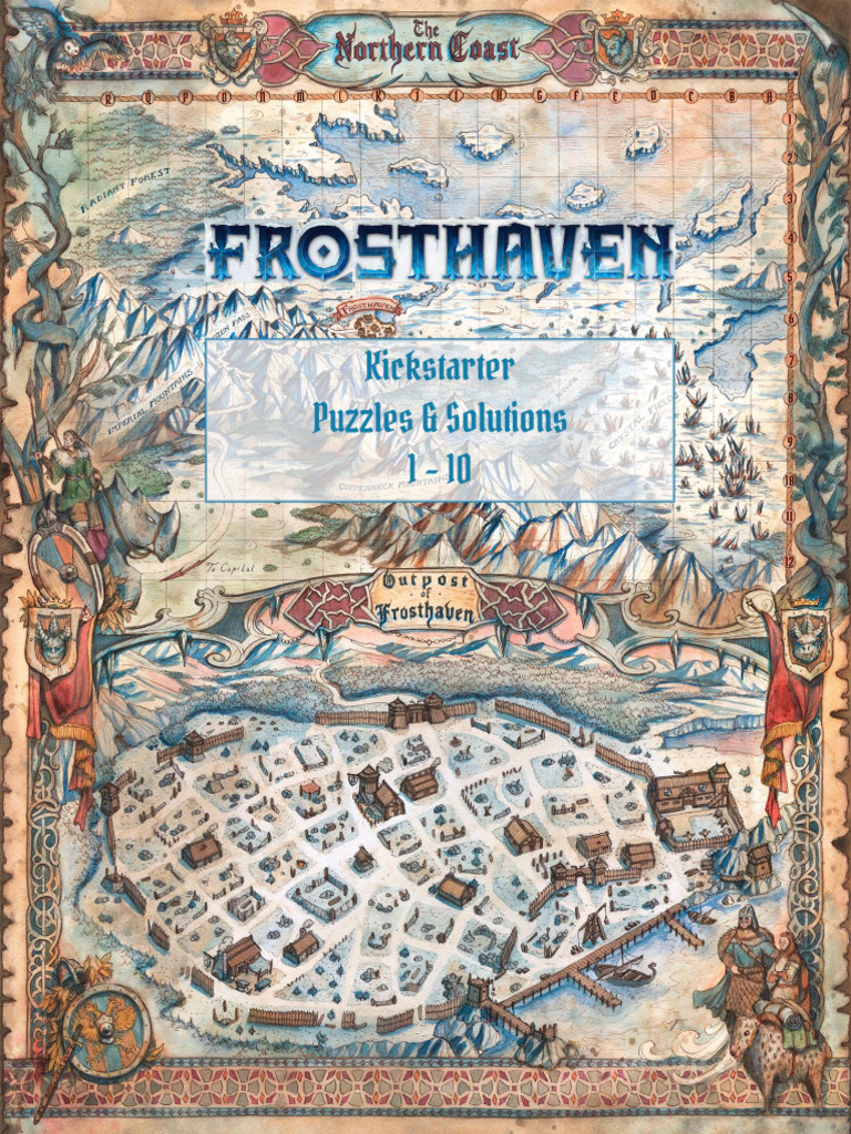 Frosthaven Kickstarter Puzzles 1-10 v3 | PDF | Cooking, Food & Wine