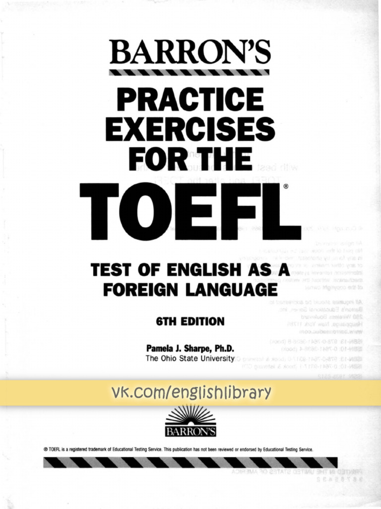 Barron Practice Exercise 2 Speaking | PDF | Test Of English As A ...