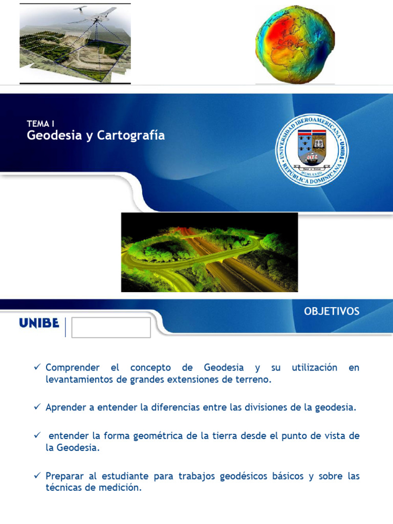 Geodesia y Fotogrametría en UNIBE | PDF | Geodesia | Geofísica
