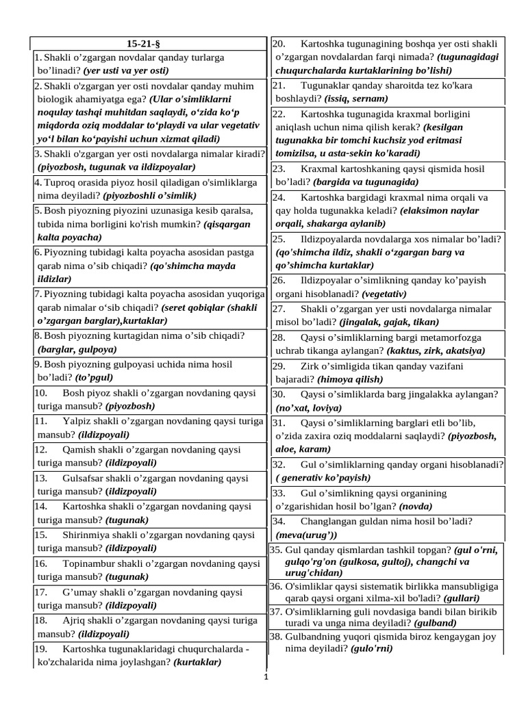 15-21 (Yangi Botanika) | PDF