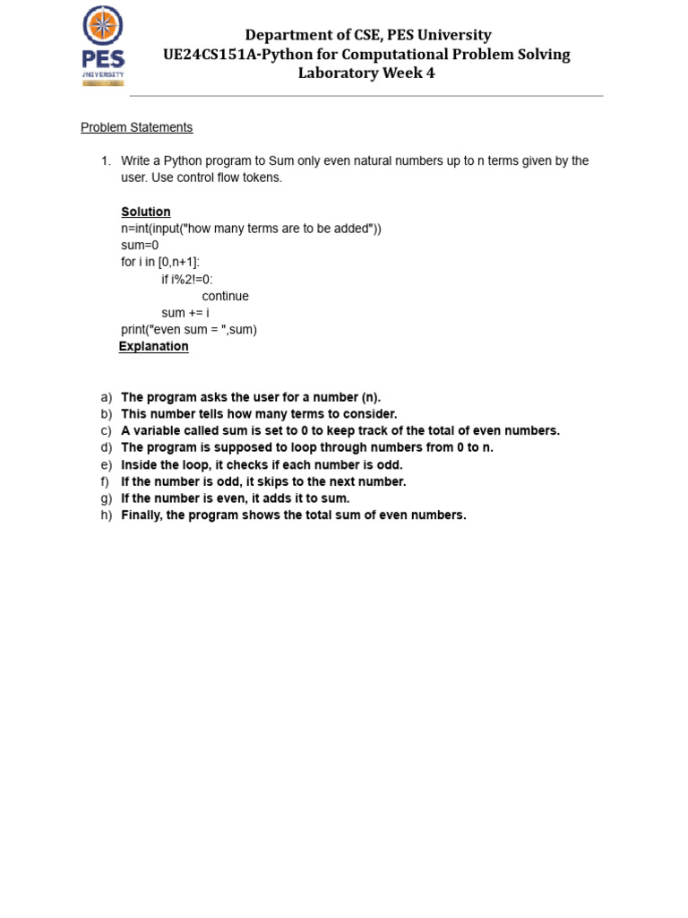 Python Lab Exercises | PDF | Prime Number | Control Flow