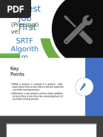 Preemptive SJF Scheduling Explained | PDF | Scheduling (Computing) | C++