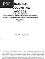 Manufacturing Accounts Notes and Questions | PDF | Expense | Inventory