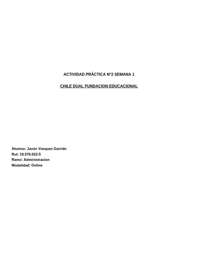 Vida Práctica - Sistema Dual | PDF