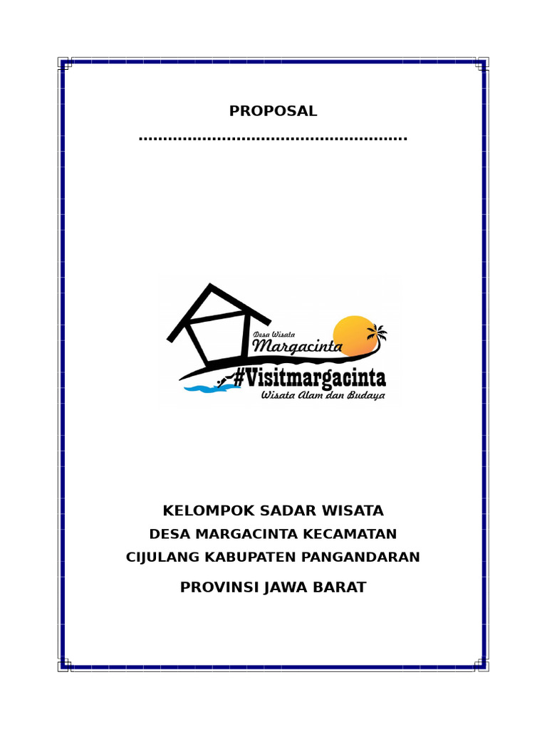 Profosal Desa Wisata | PDF | Ilmu Sosial | Perjalanan