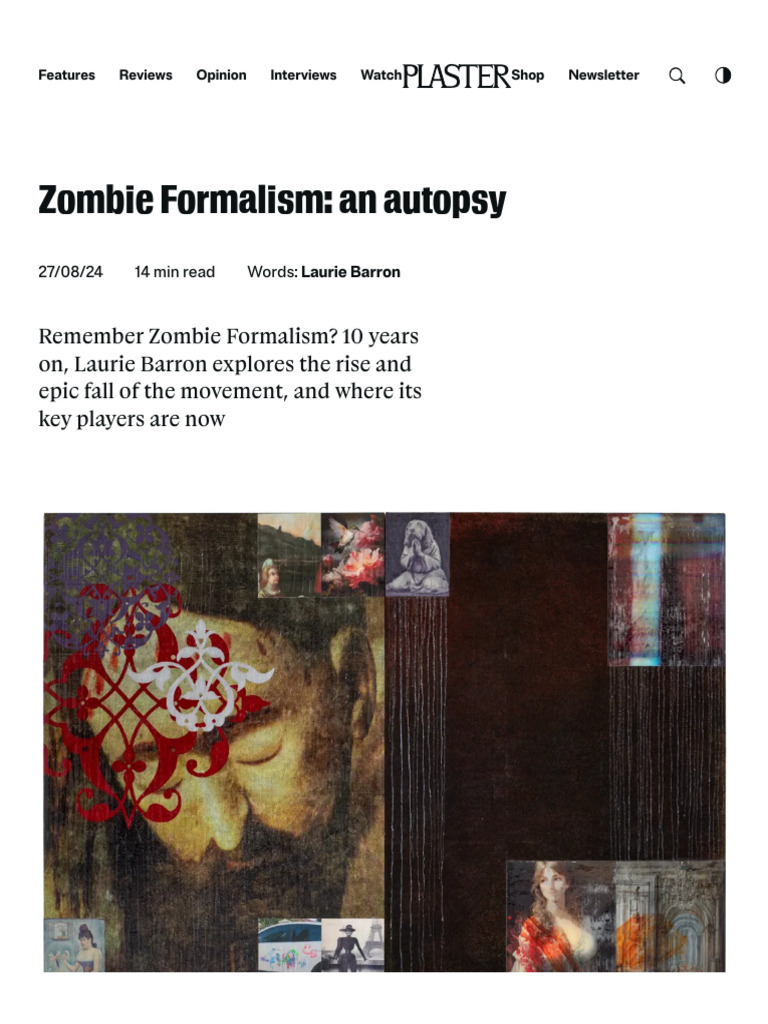 Who Remembers Zombie Formalism? - Plaster Magazine | PDF | Paintings ...