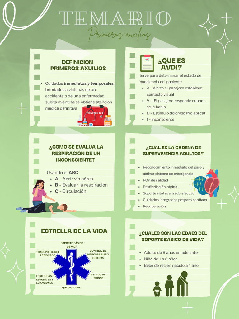 Primeros Auxilios | PDF | Reanimación cardiopulmonar | Primeros auxilios