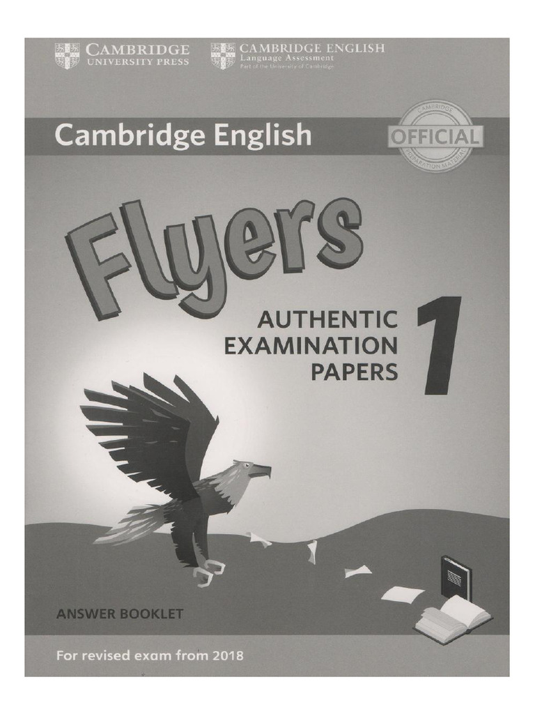 Flyers-Authentic-Examination-1-Answer-Booklet 1 | PDF