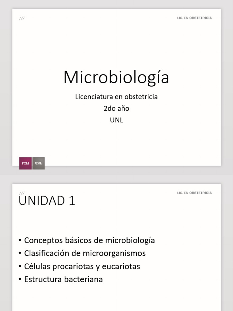 Micro Unidad 1 | PDF | Membrana celular | Biología Celular)