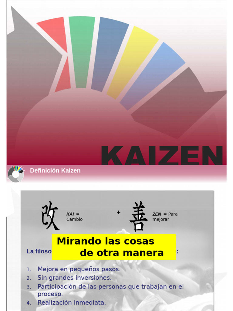 Definición y Principios del Kaizen | PDF | Planificación