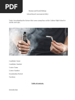 Smoking Questionnaire | PDF