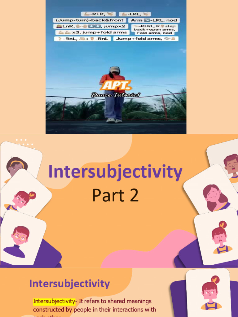 Lesson 13 Intersubjectivity Part 2 Hand Outs 1 | PDF | Empathy | Social Psychology
