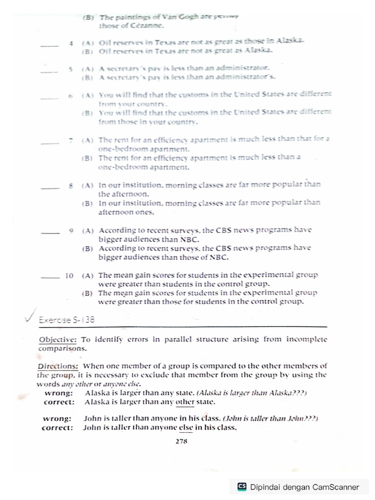 Exercise TOEFL | PDF