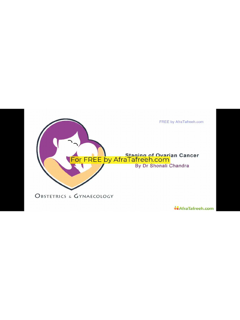 Ovarian Cancer Staging | PDF