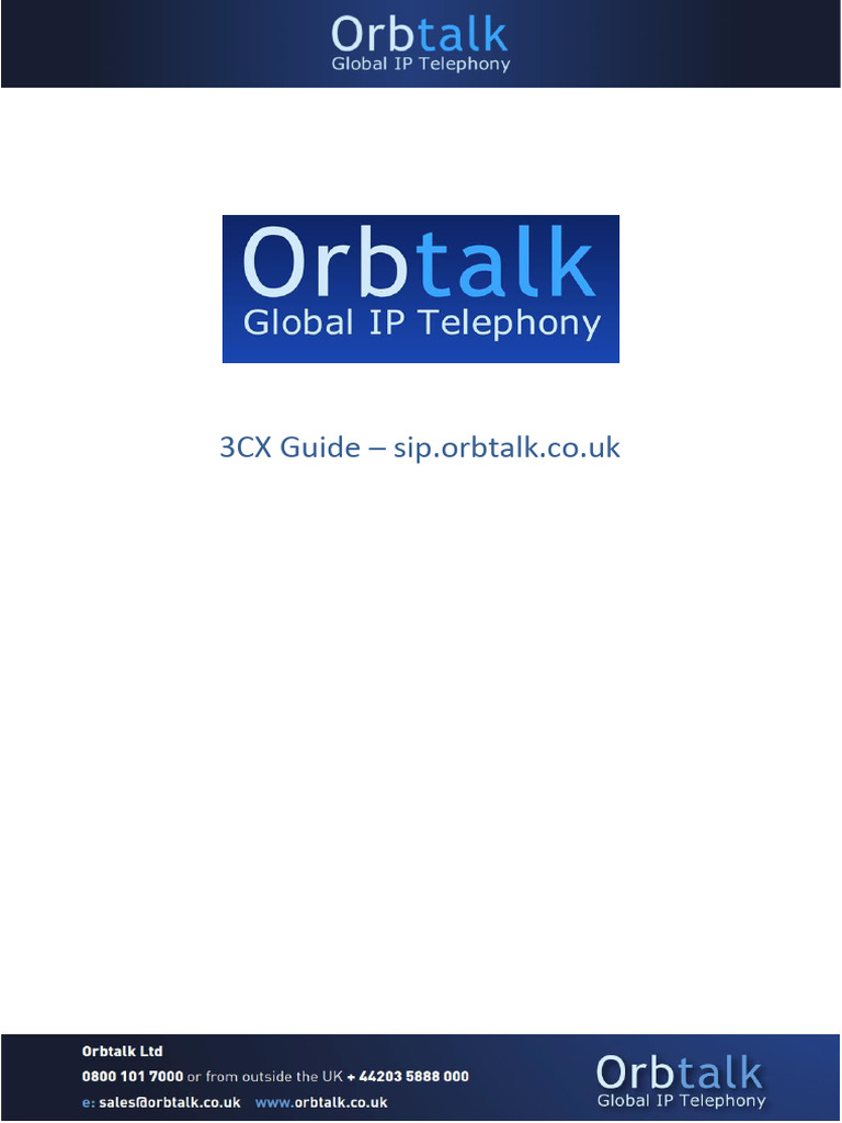 3CX Setup for IT Professionals | PDF | Session Initiation Protocol ...