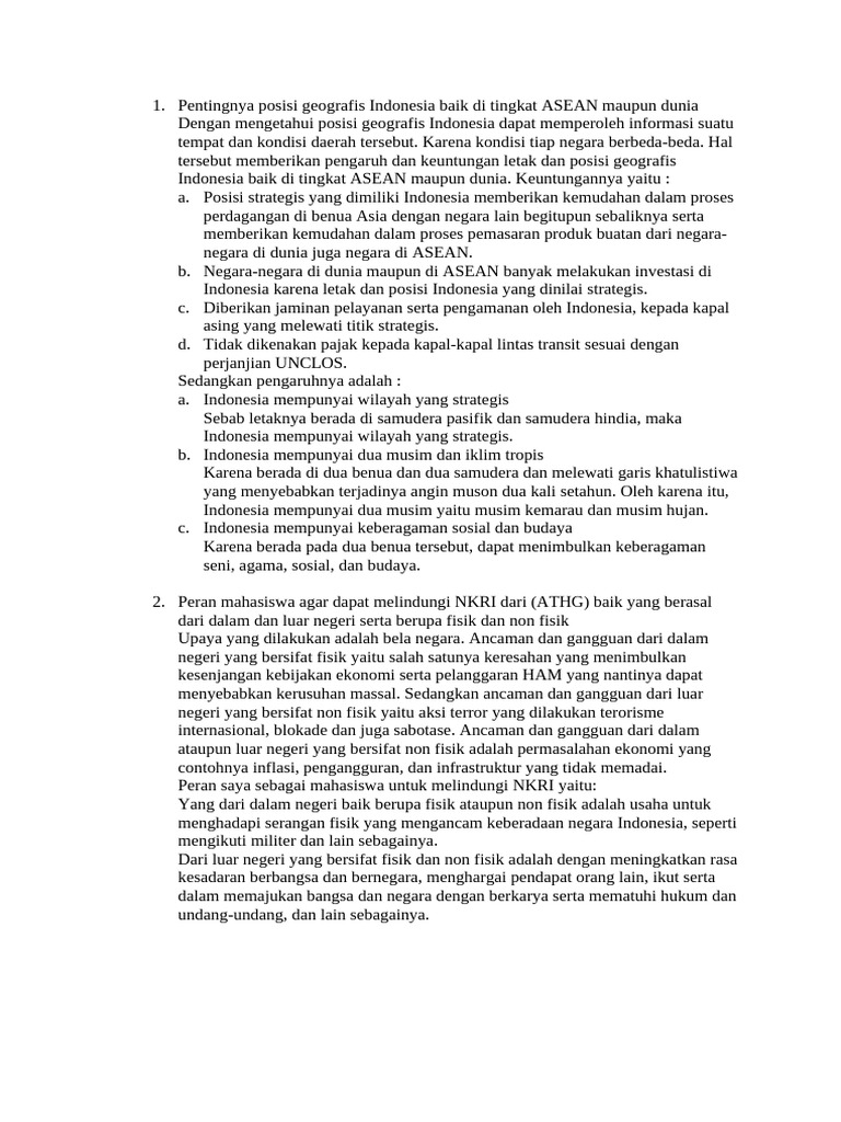 Tugas 1 PKN SMT 1 | PDF | Perjalanan