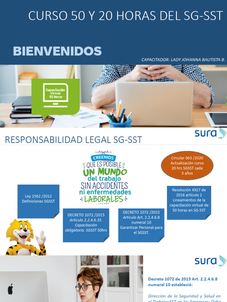 Curso 50 y 20 Horas Del Sg-sst-1 | PDF