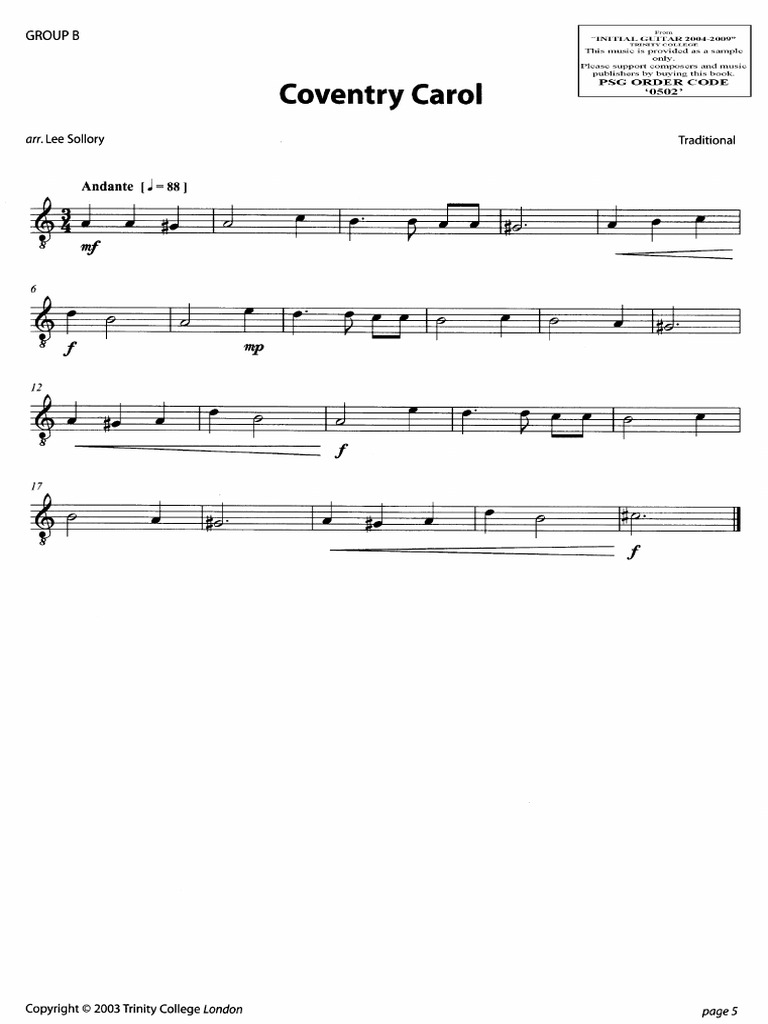 Trinity Guitar | PDF