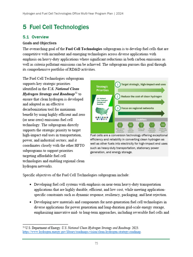 Hfto Mypp Fuel Cell Technologies | PDF | Fuel Cell | Electrochemistry