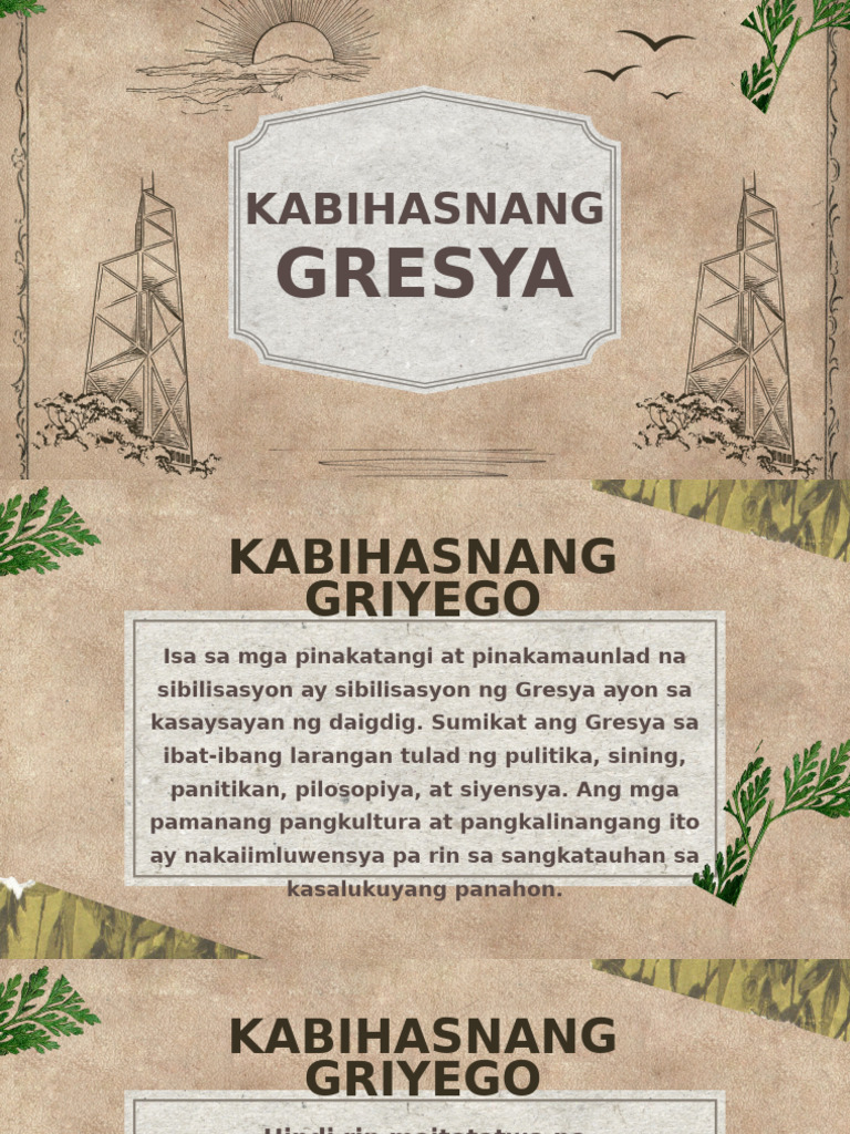 Kabihasnang Gresya | PDF