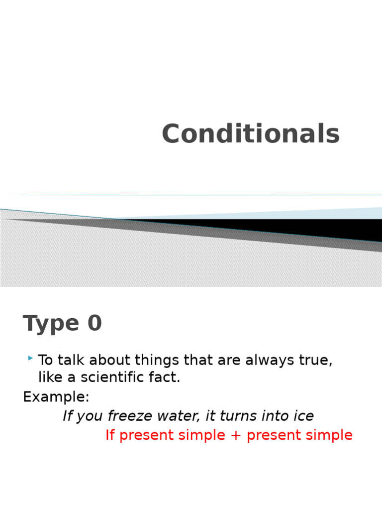 Conditionals | PDF | Language Arts & Discipline
