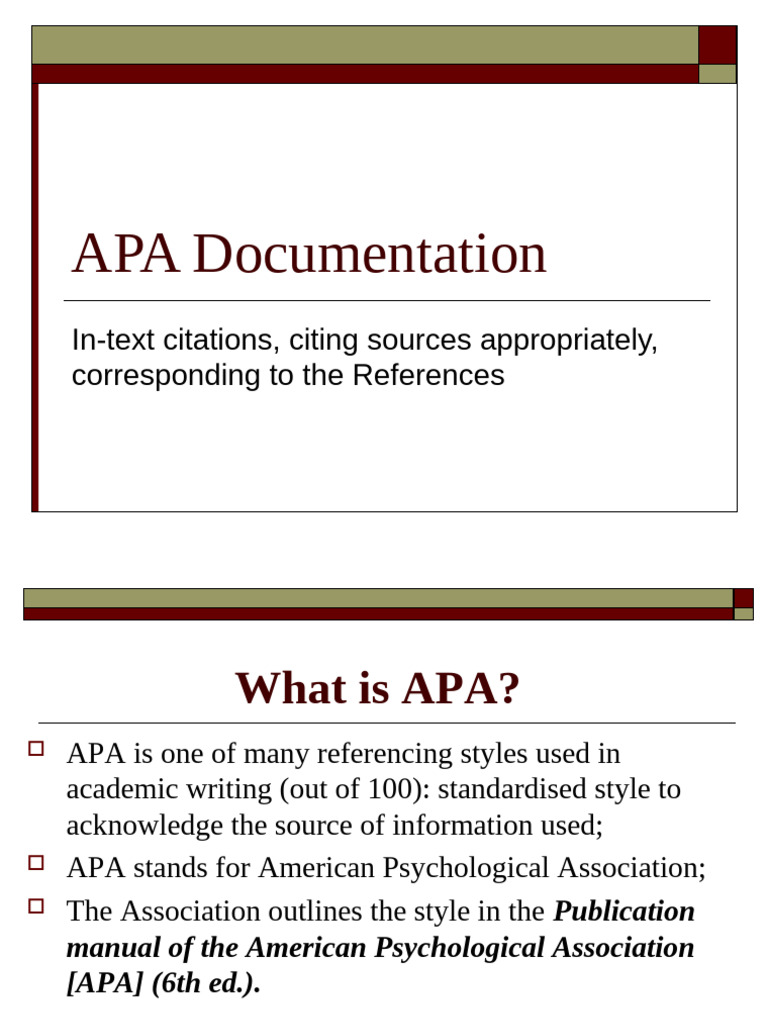 APA Documentation 2018 HUE | PDF | Apa Style | Citation